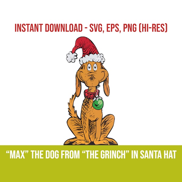 Grinch Dog Max - Etsy