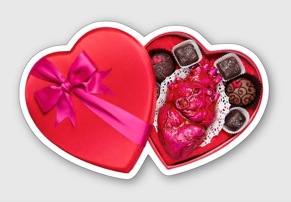 Sticker bloody Valentine | Etsy