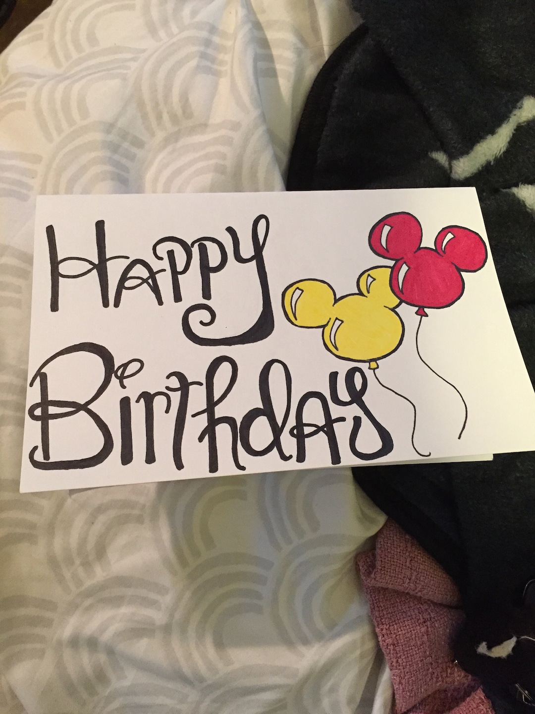 Hand Drawn Birthday Card - Etsy
