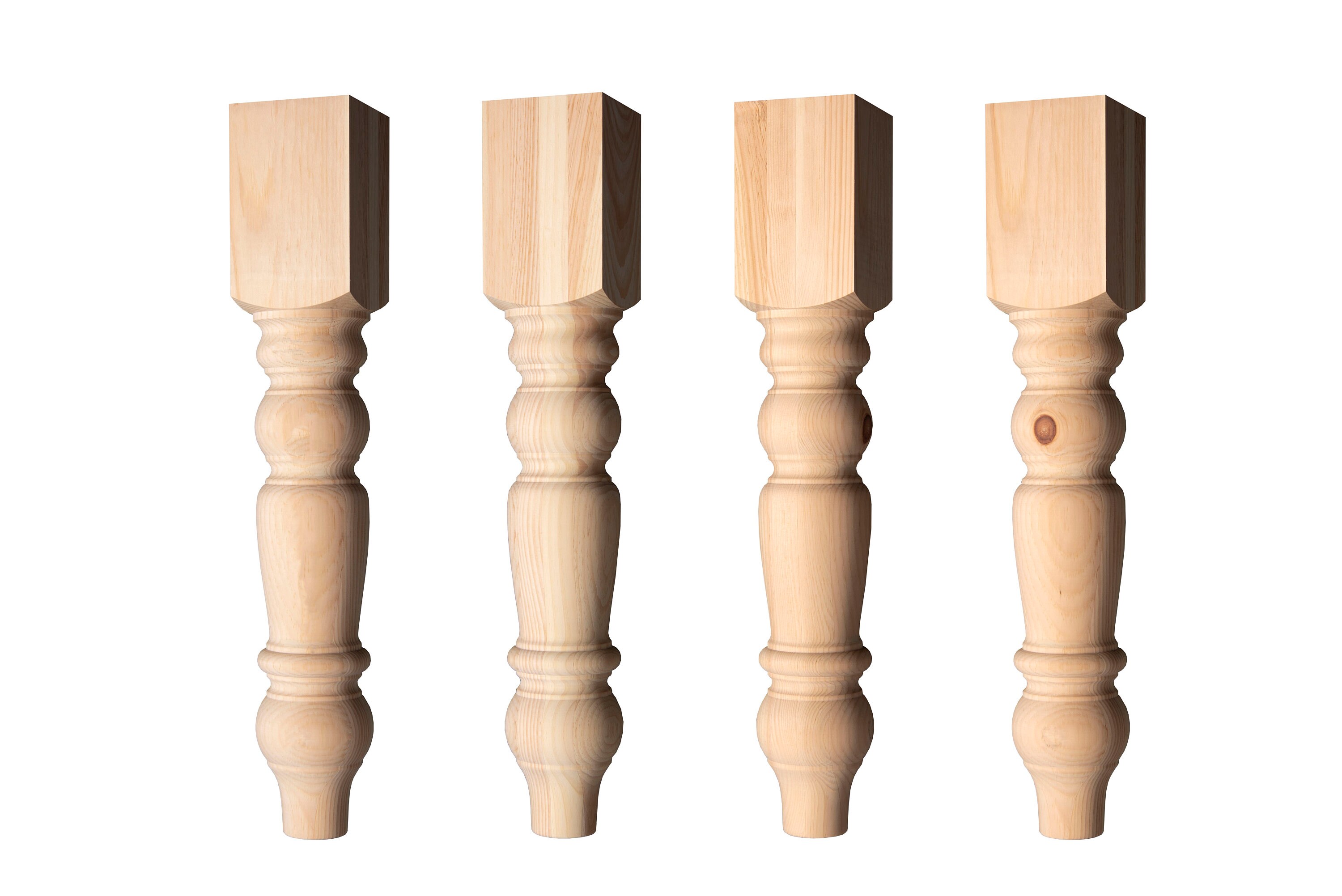 Set of 4 - Husky 29 Inch Tall Farmhouse Style Dining Table Leg - Etsy