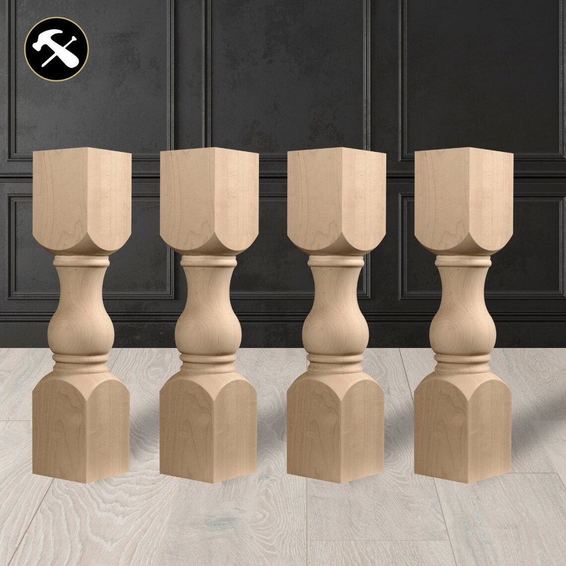 Set of 4 Shanty2chic 18 Inch Tall Coffee Table or Bench Legs - Etsy