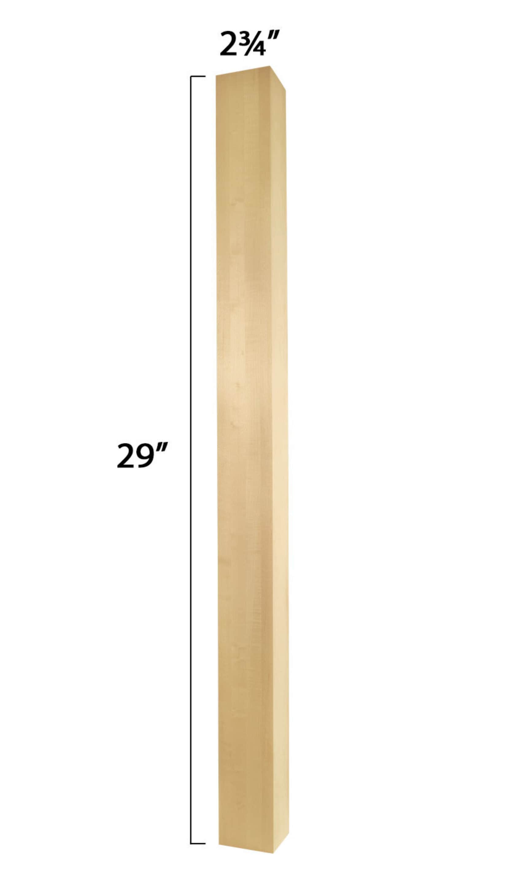 Set of 4 - Simple Square Sanded 29 Inch Tall Dining Table Leg - Etsy