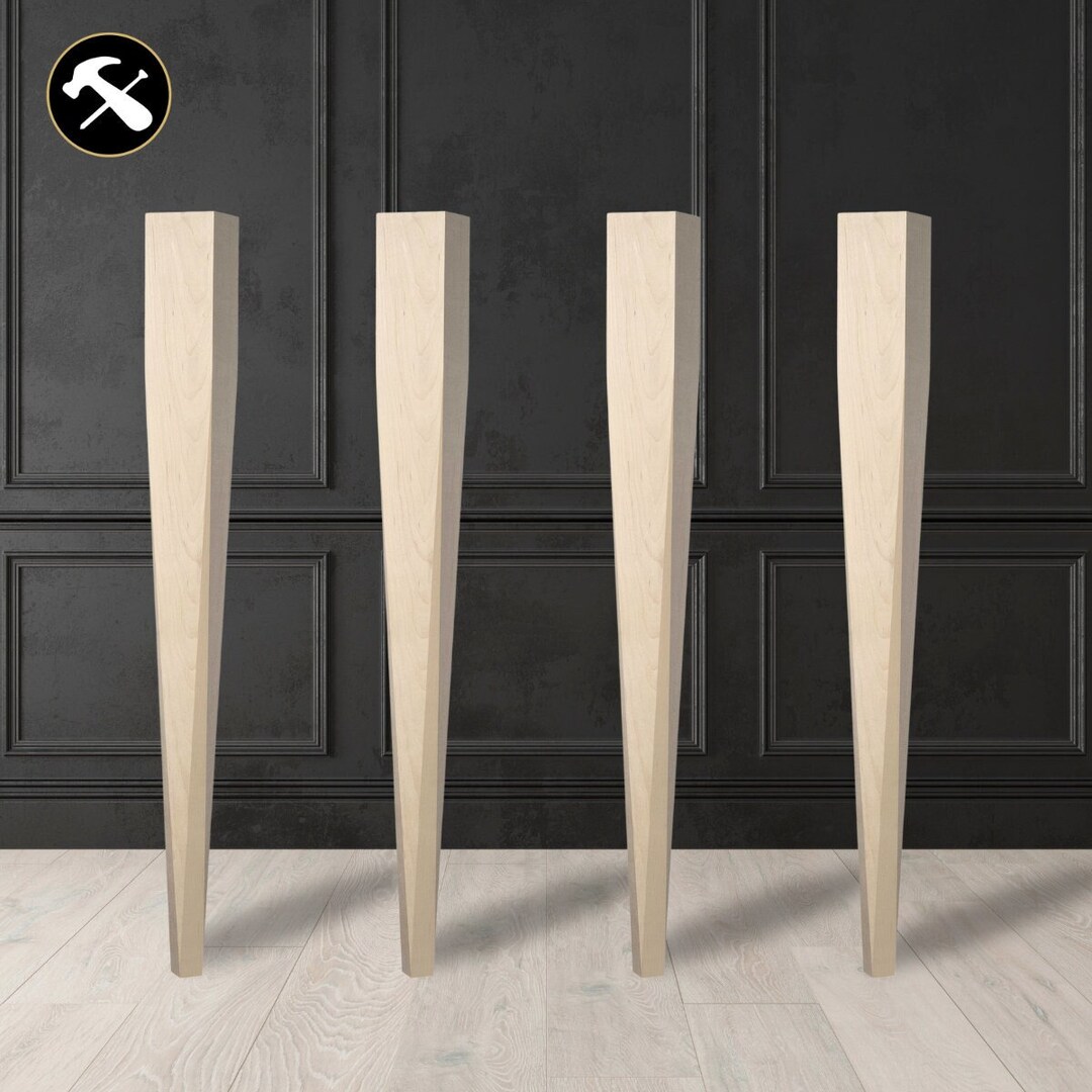 Set of 4 - Forester Tapered 29 Inch Modern Dining Table Leg - Etsy