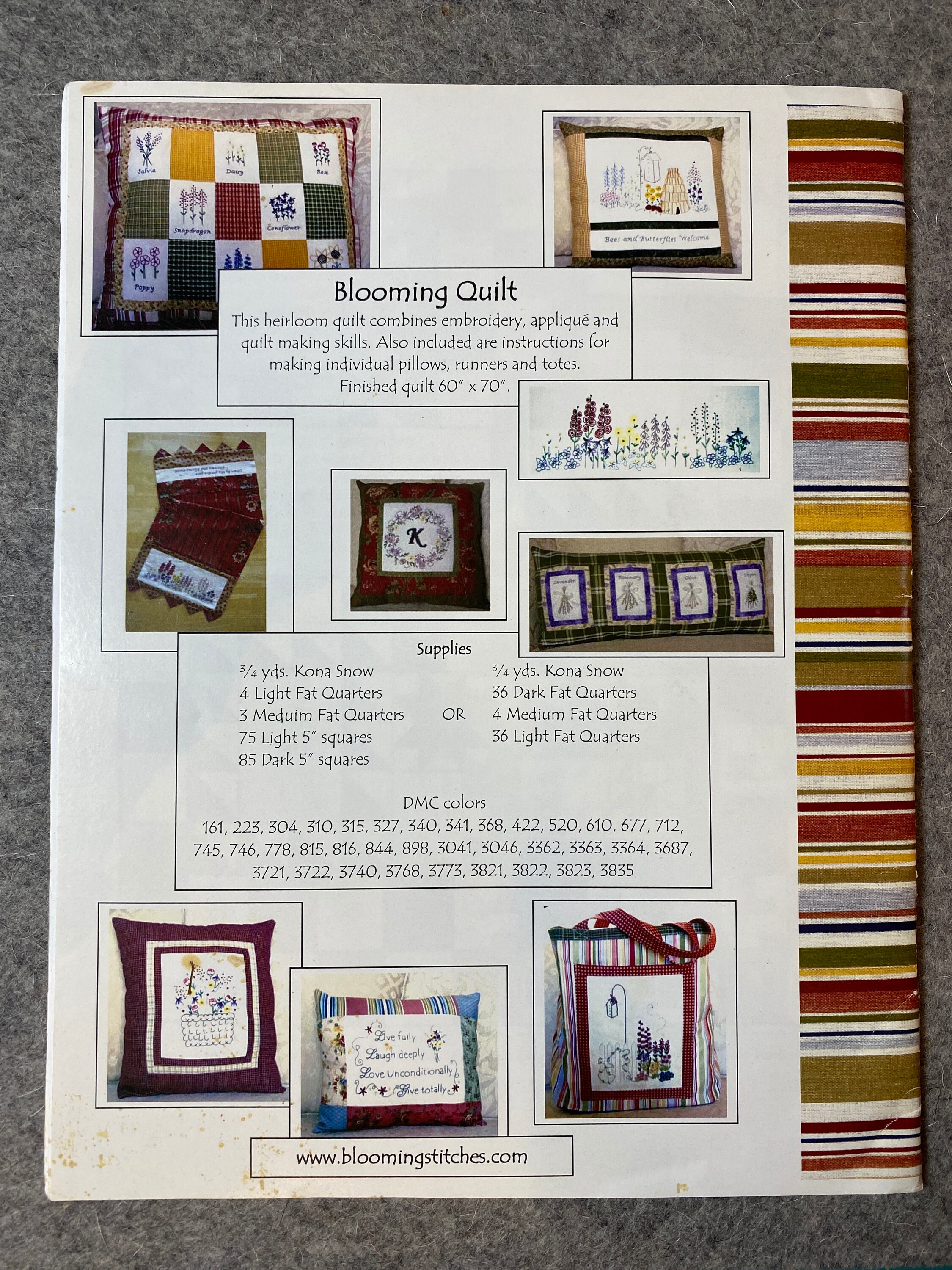 Blooming Quilt by Blooming Stitches Sewing Quilting Patterns and 8 ...