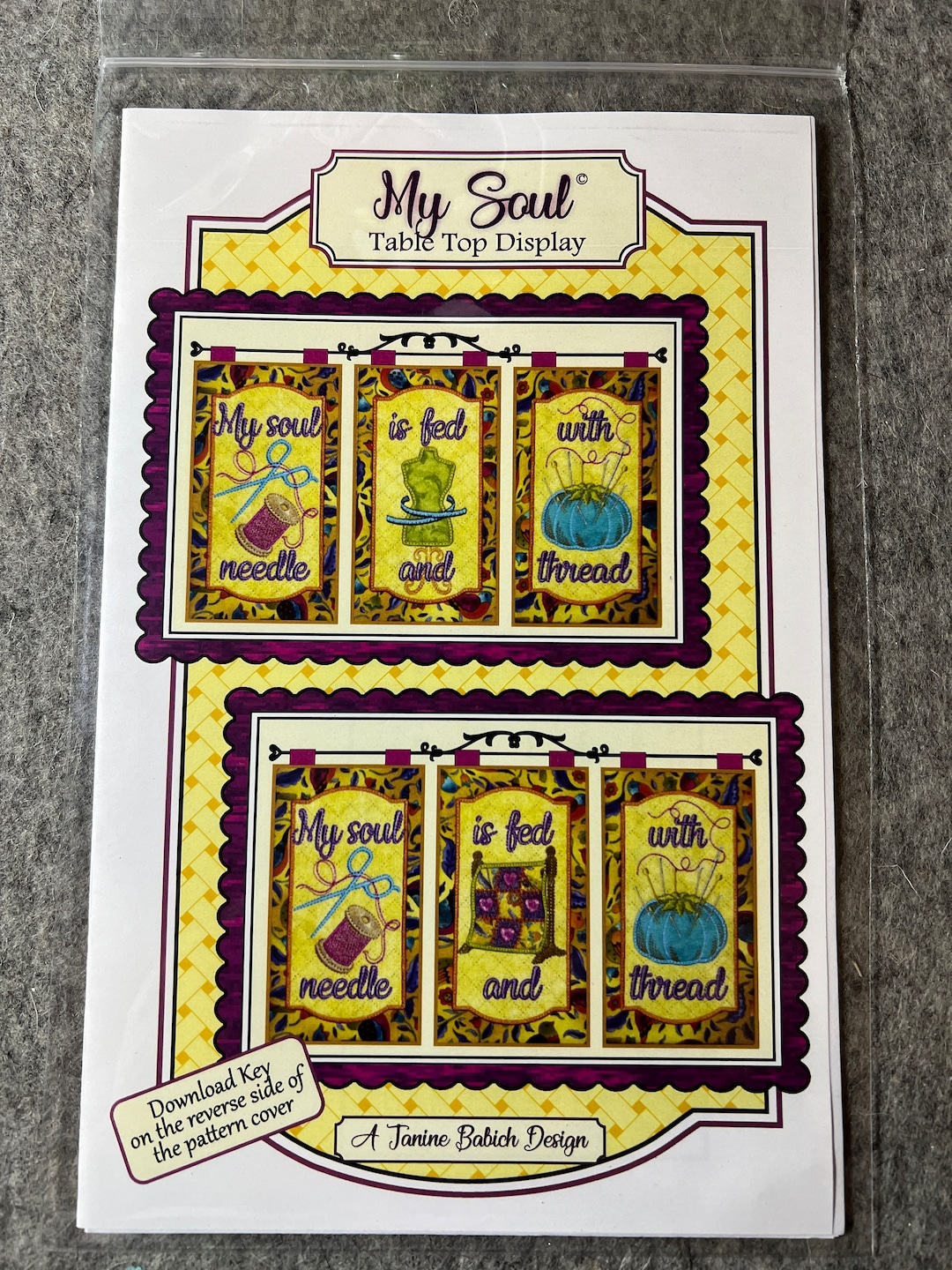 Janine Babich My Soul Table Top Display Machine Embroidery Design - Etsy