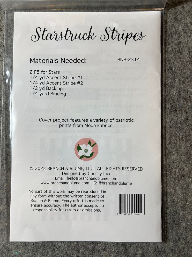 Starstruck Stripes Table Runner by Chrissy Lux of Branch of Blume ...