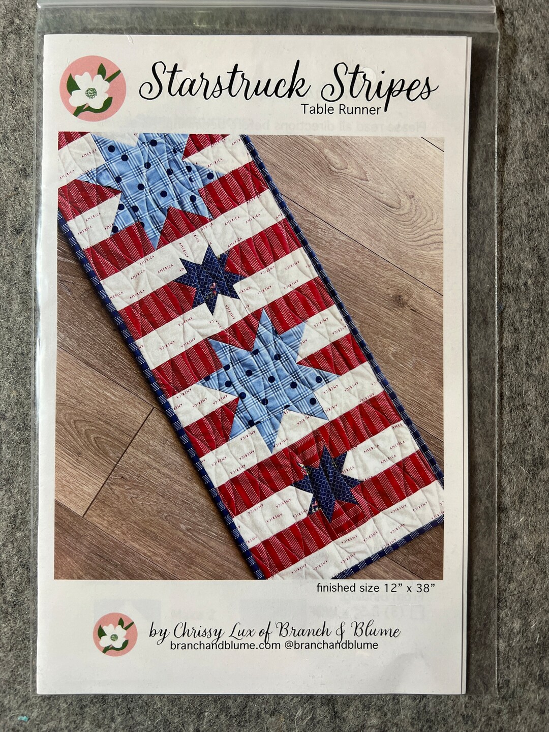 Starstruck Stripes Table Runner by Chrissy Lux of Branch of Blume ...