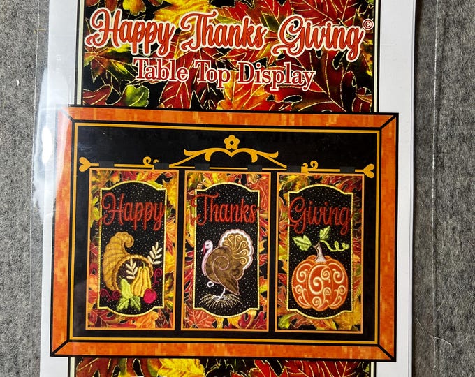 Happy Thanks Giving Table Top Display From Janine Babich Machine ...