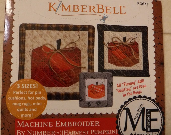 Kimberbell Machine Embroidery by Number: Harvest Pumpkin KD632 (retired ...