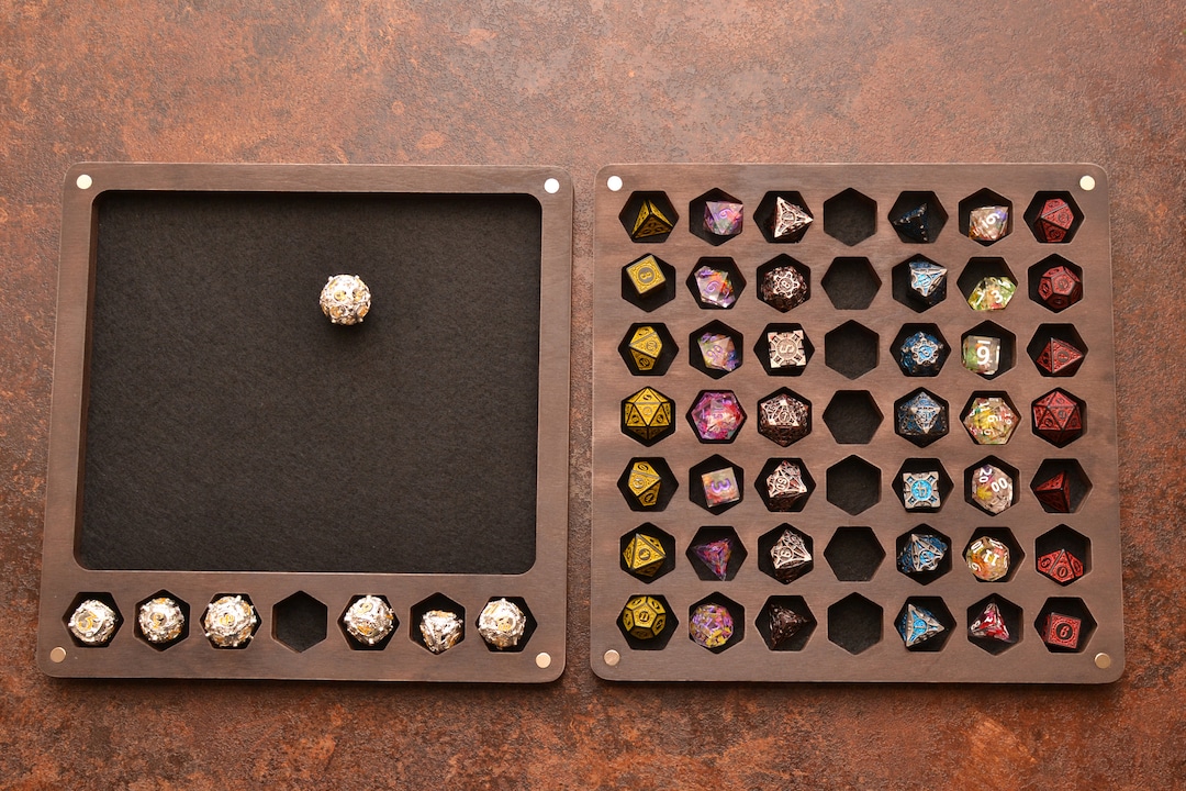 Dungeons and Dragons. Dnd. Dice Holder 7 Set, Personalized Dice Box ...