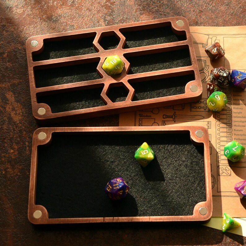 Personalized Dice Box Wyvern Dice Vault for RRG Wooden Dice - Etsy