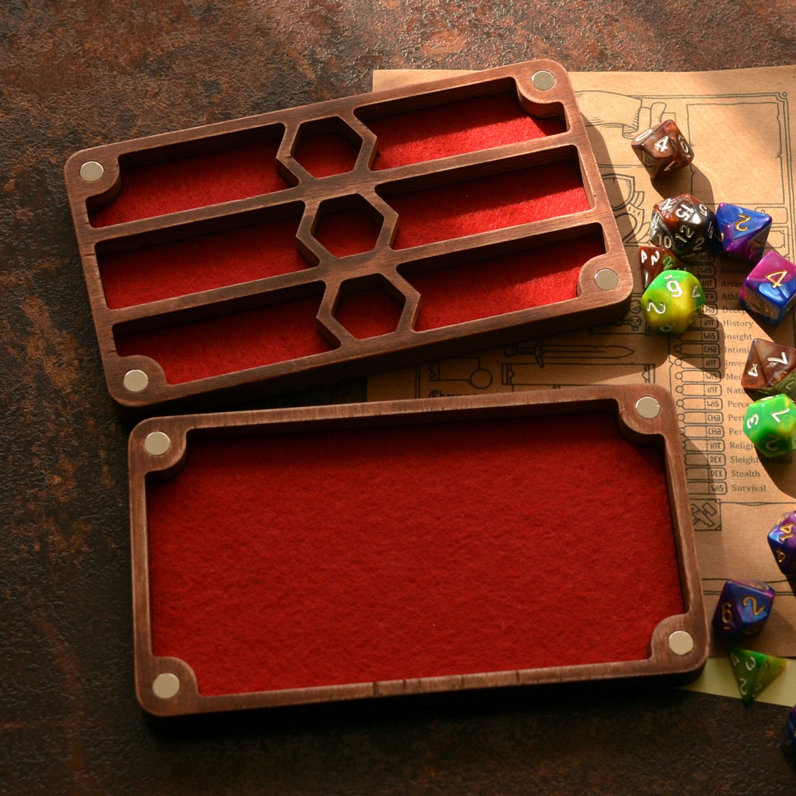 Personalized Dice Box Wyvern Dice Vault for RRG Wooden Dice - Etsy