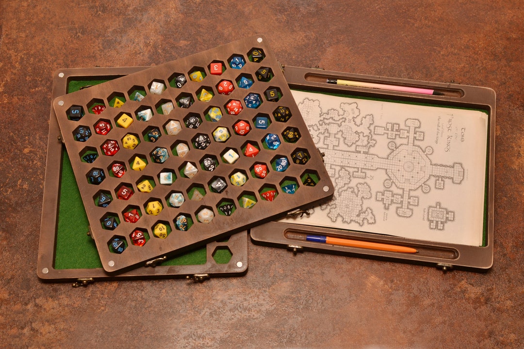 Dice Holder 10 Set. Paper Tray. Personalized Box. Custom Tray. Dice Box ...