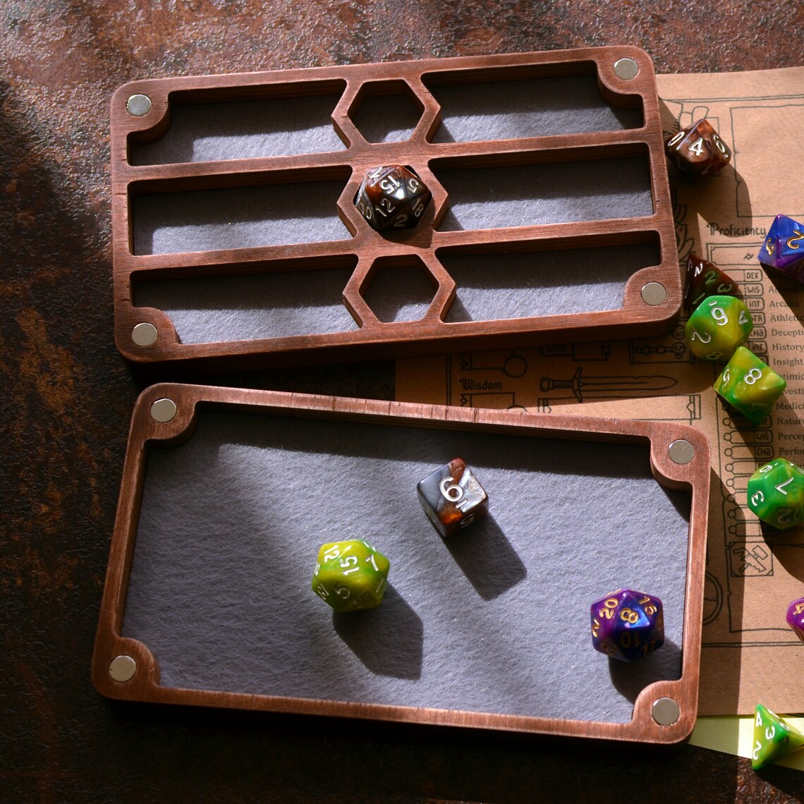 Personalized Dice Box Wyvern Dice Vault for RRG Wooden Dice - Etsy