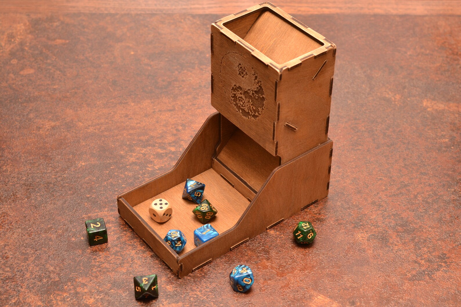 Folding Dice Tower. - Etsy
