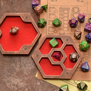 Dice Box Wooden Dice Holder Chest Wood Dice Storage - Etsy