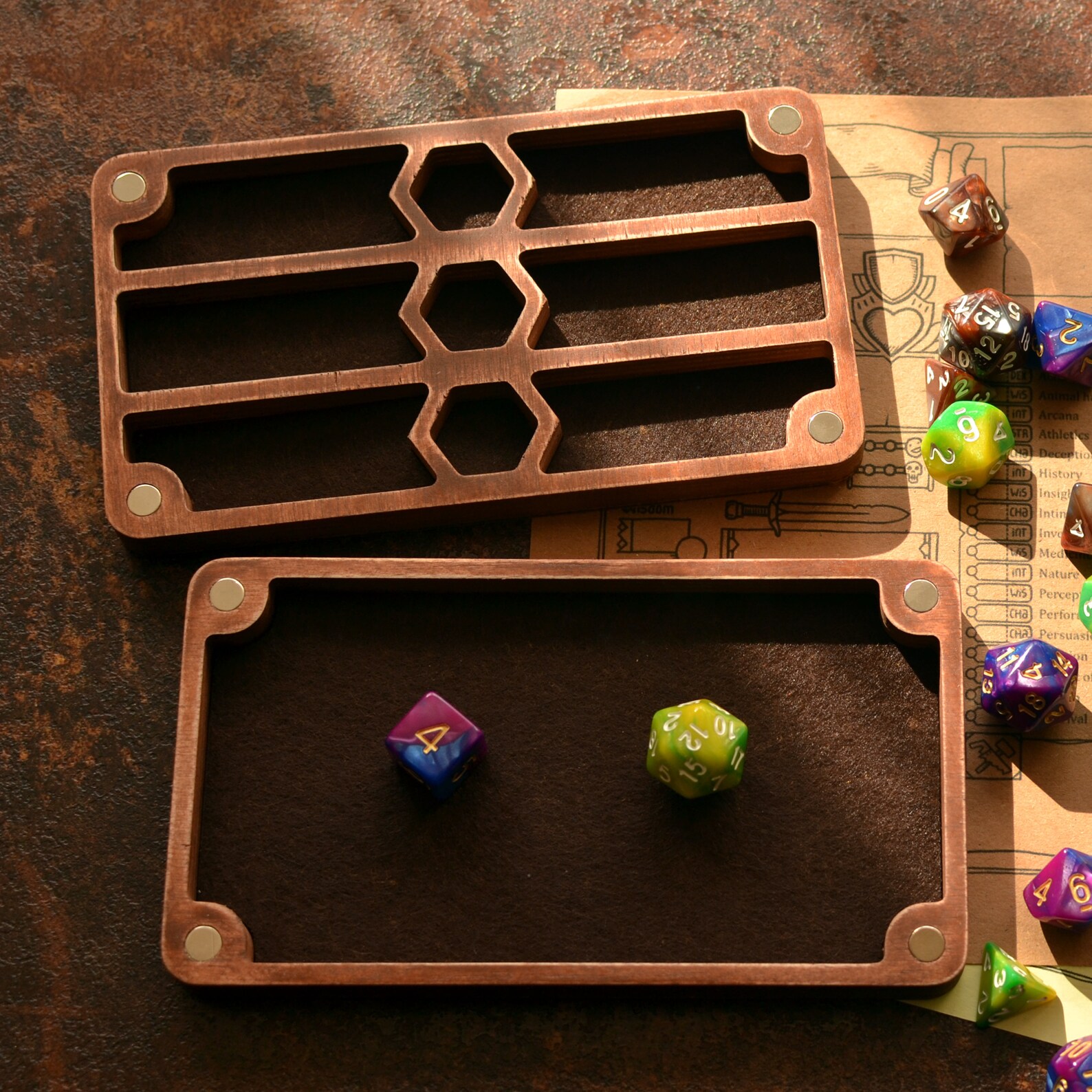 Personalized Dice Box Wyvern Dice Vault for RRG Wooden Dice - Etsy