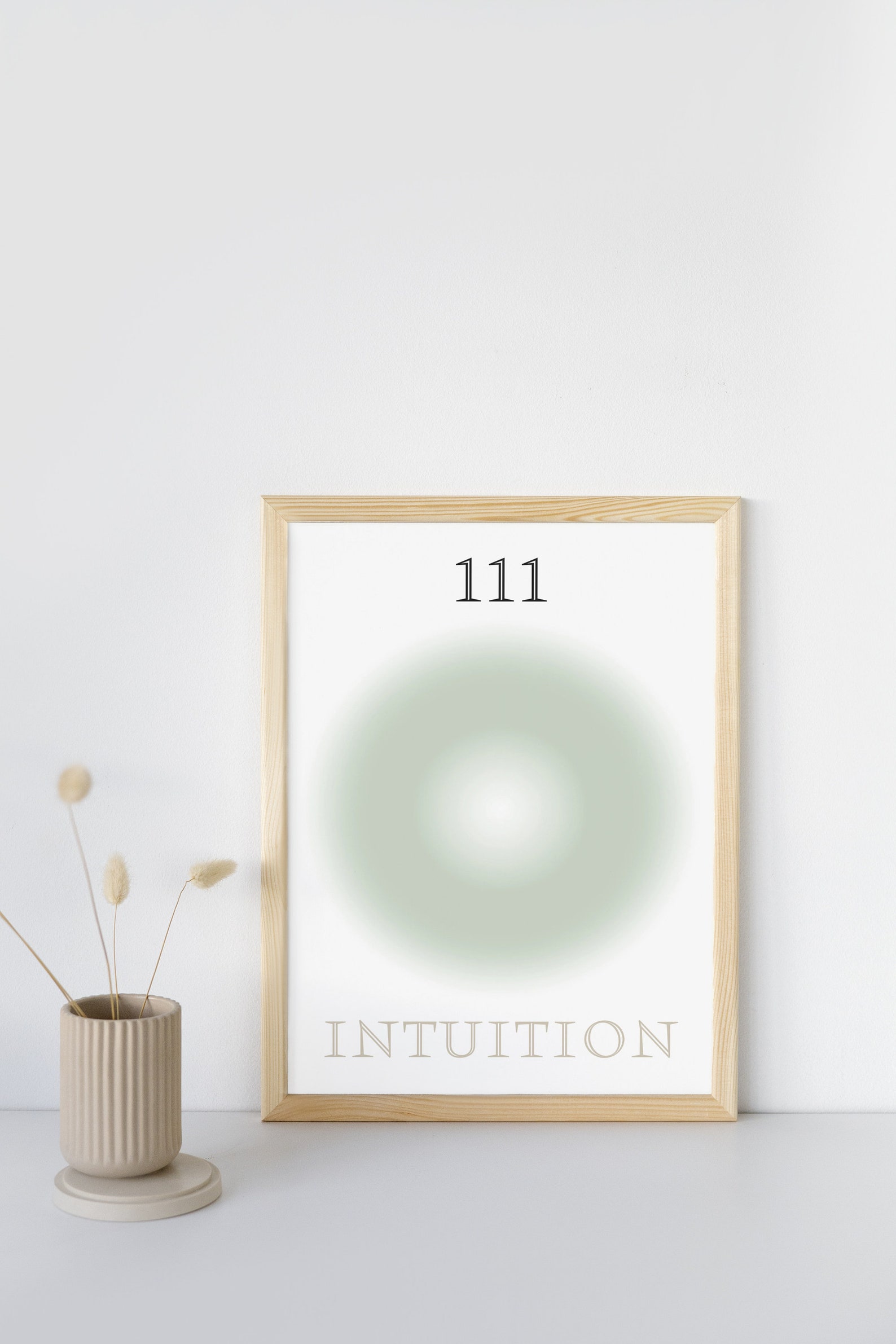 Angel Number 111 Sage Aura Poster, Aesthetic Decor, Printable Wall Art ...