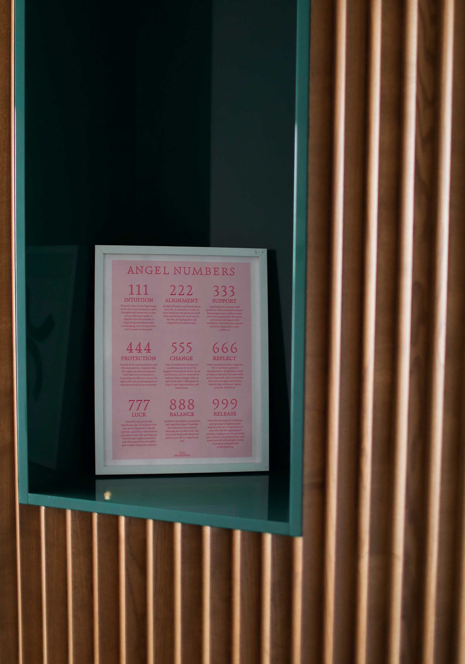 Angel Numbers Pink Poster, Aesthetic Decor, Printable Wall Art Pink ...