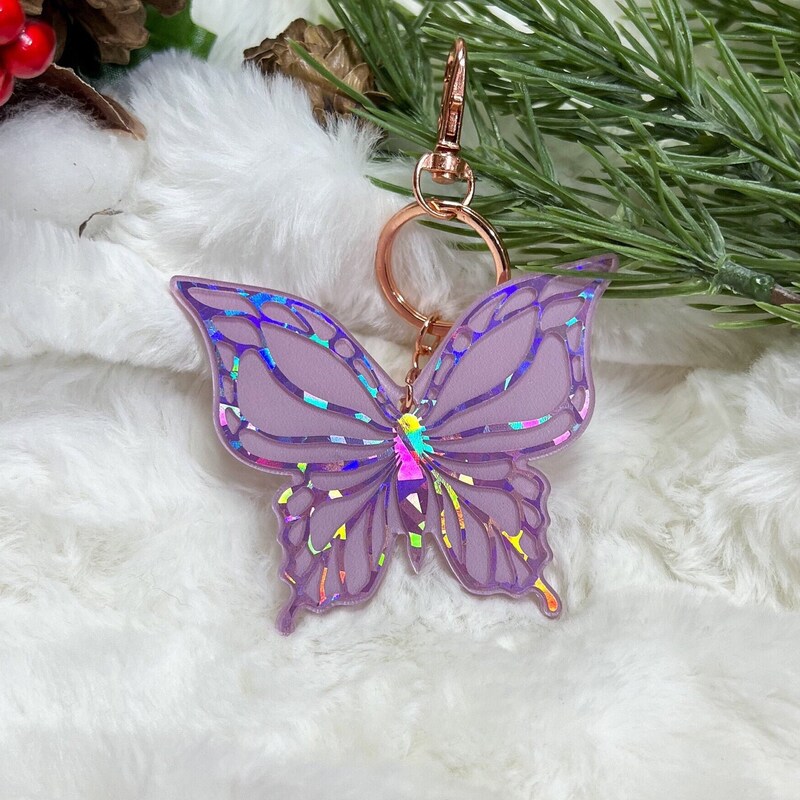 Butterfly Keychain - Etsy