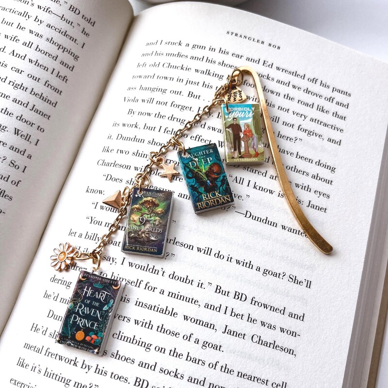 Mini Charms for Bookmarks - Etsy