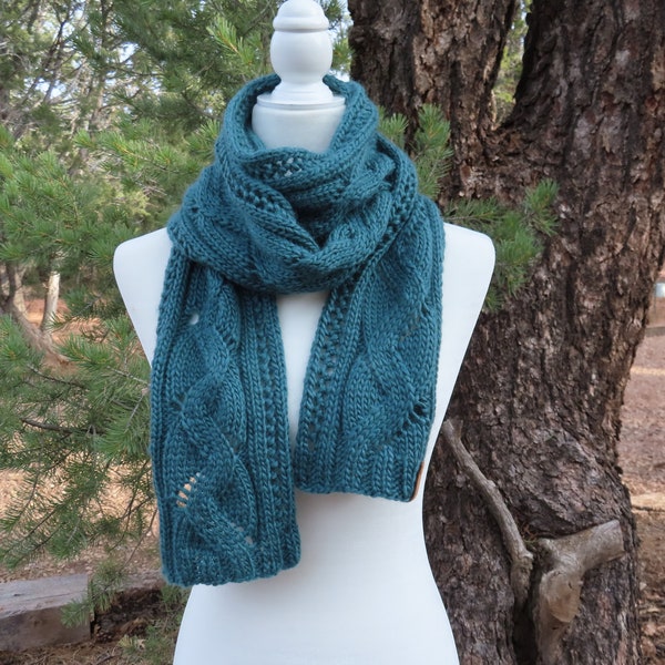 Hand Knit Scarf - Etsy