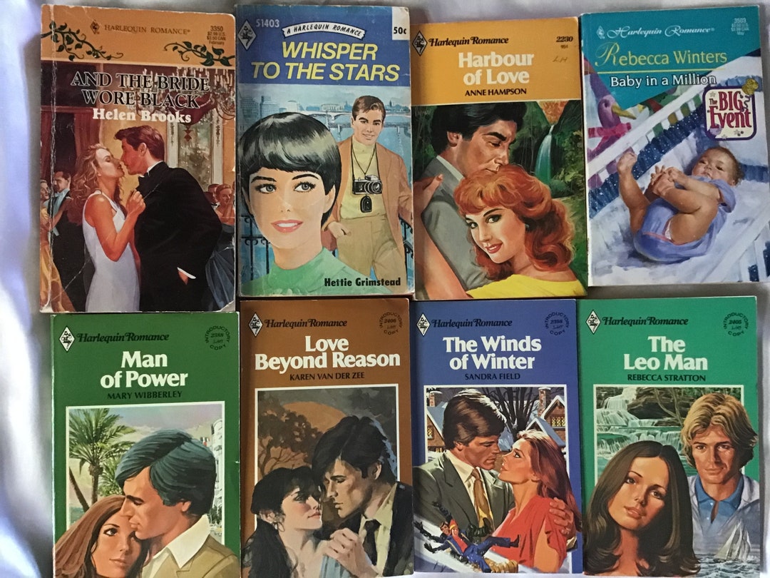 Assorted Vintage Harlequin Romance Paperbacks and Vintage Romance ...
