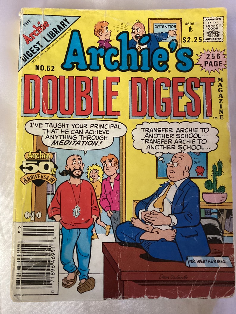 Archie, Jughead, Betty, Veronica- Vintage Comic Book Digests-previously ...
