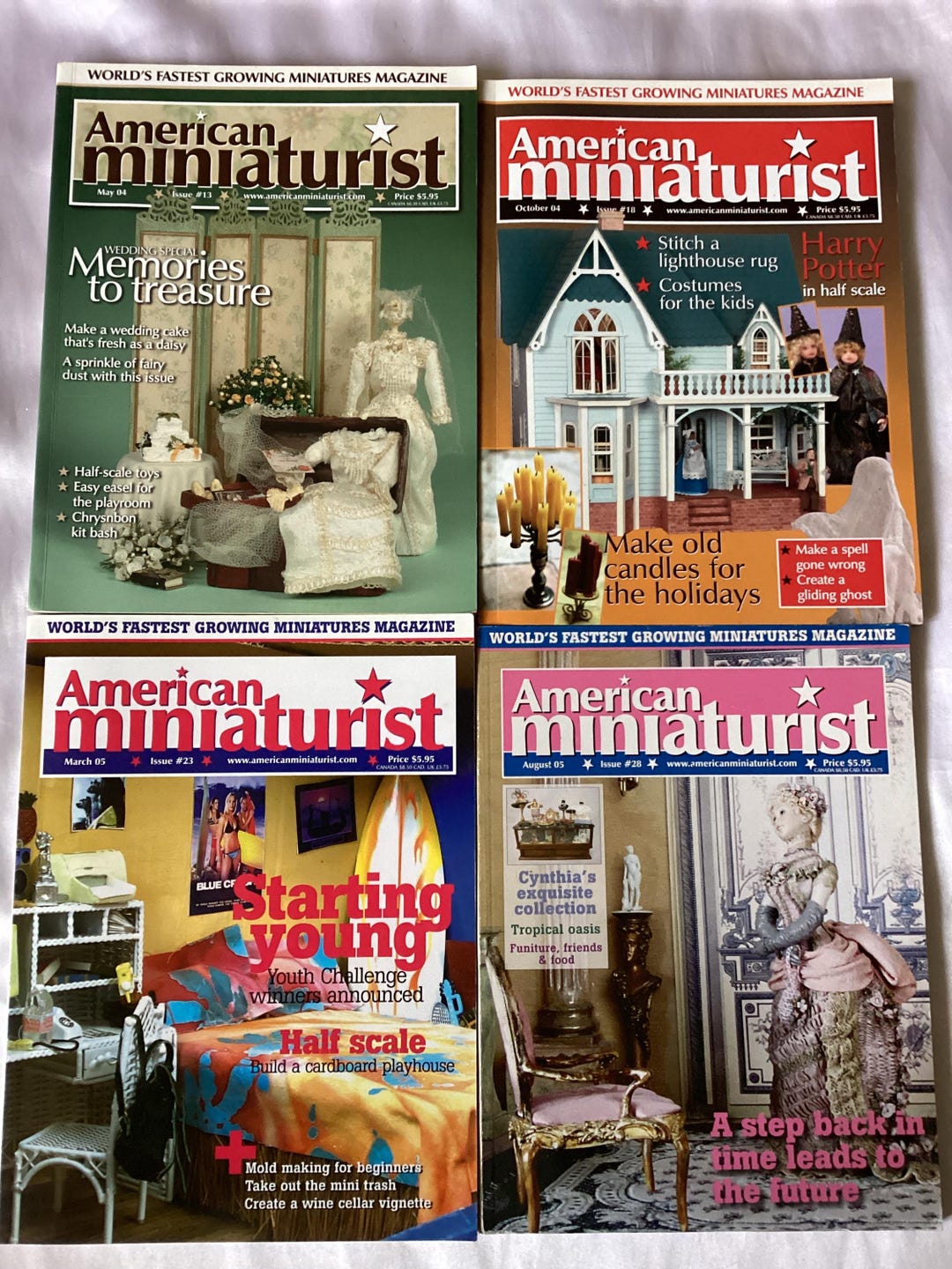 American Miniaturist Magazines-back Issues-previously Owned - Etsy