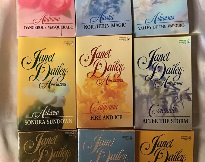 Janet Dailey Americana Series Collection Paperback Novels - Etsy