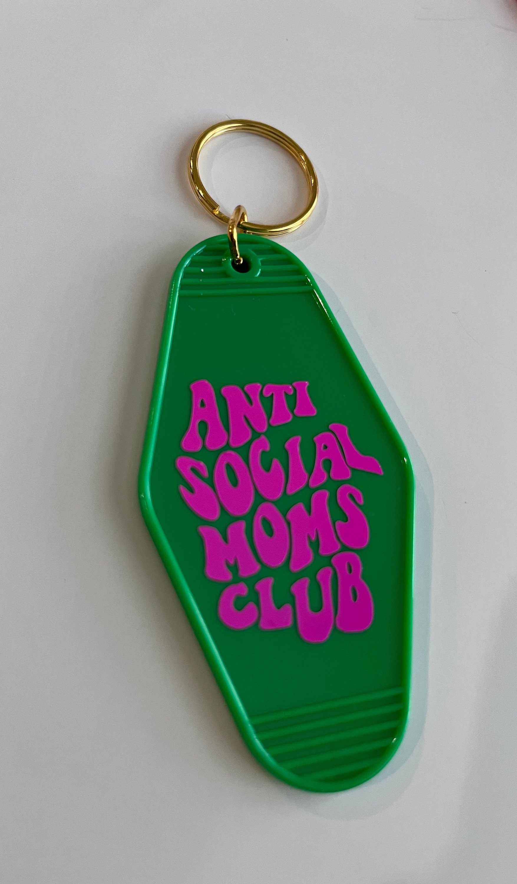 Retro Motel Keychain, Personalized Keychain, Hotel Keychain, Colorful ...