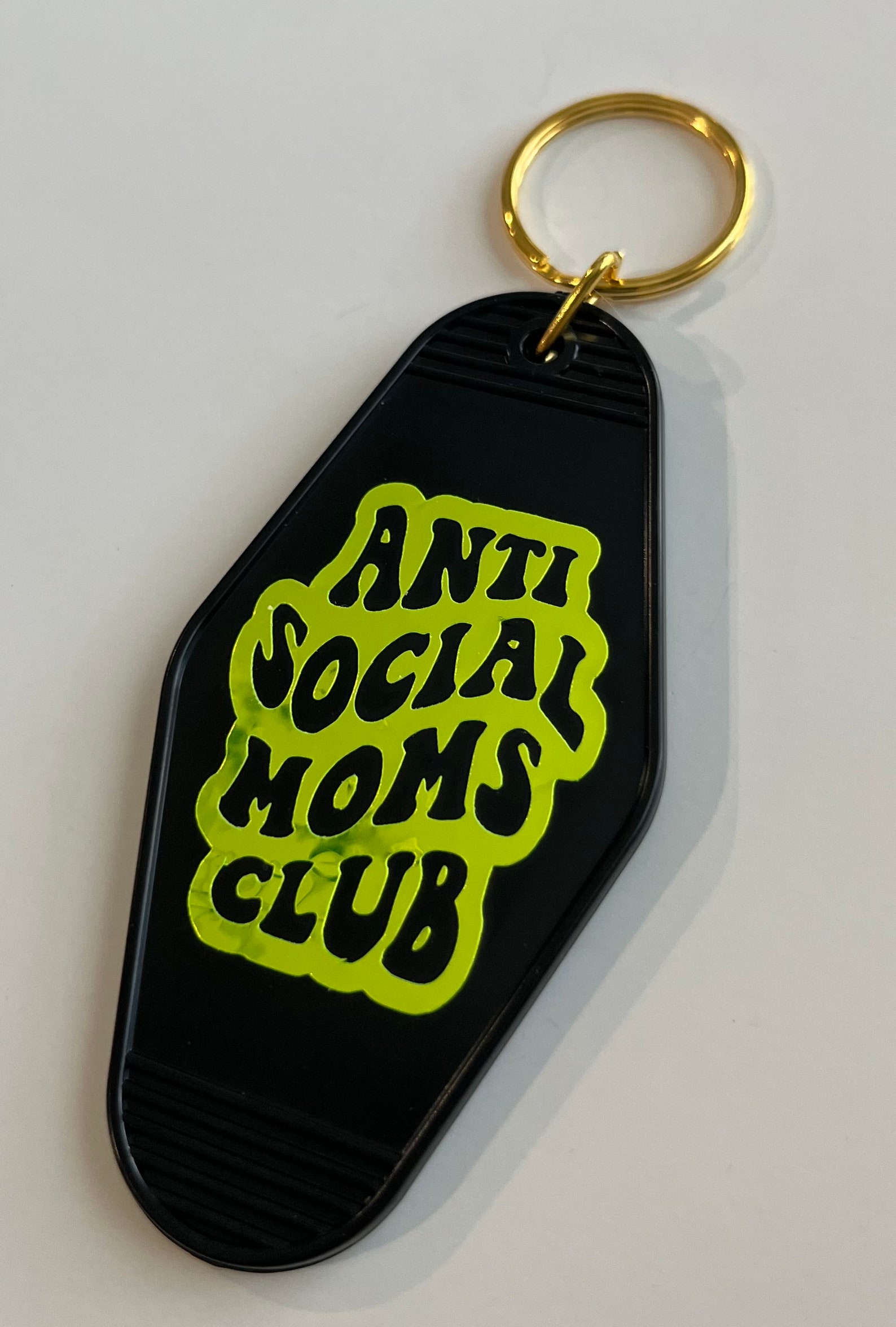 Retro Motel Keychain, Personalized Keychain, Hotel Keychain, Colorful ...