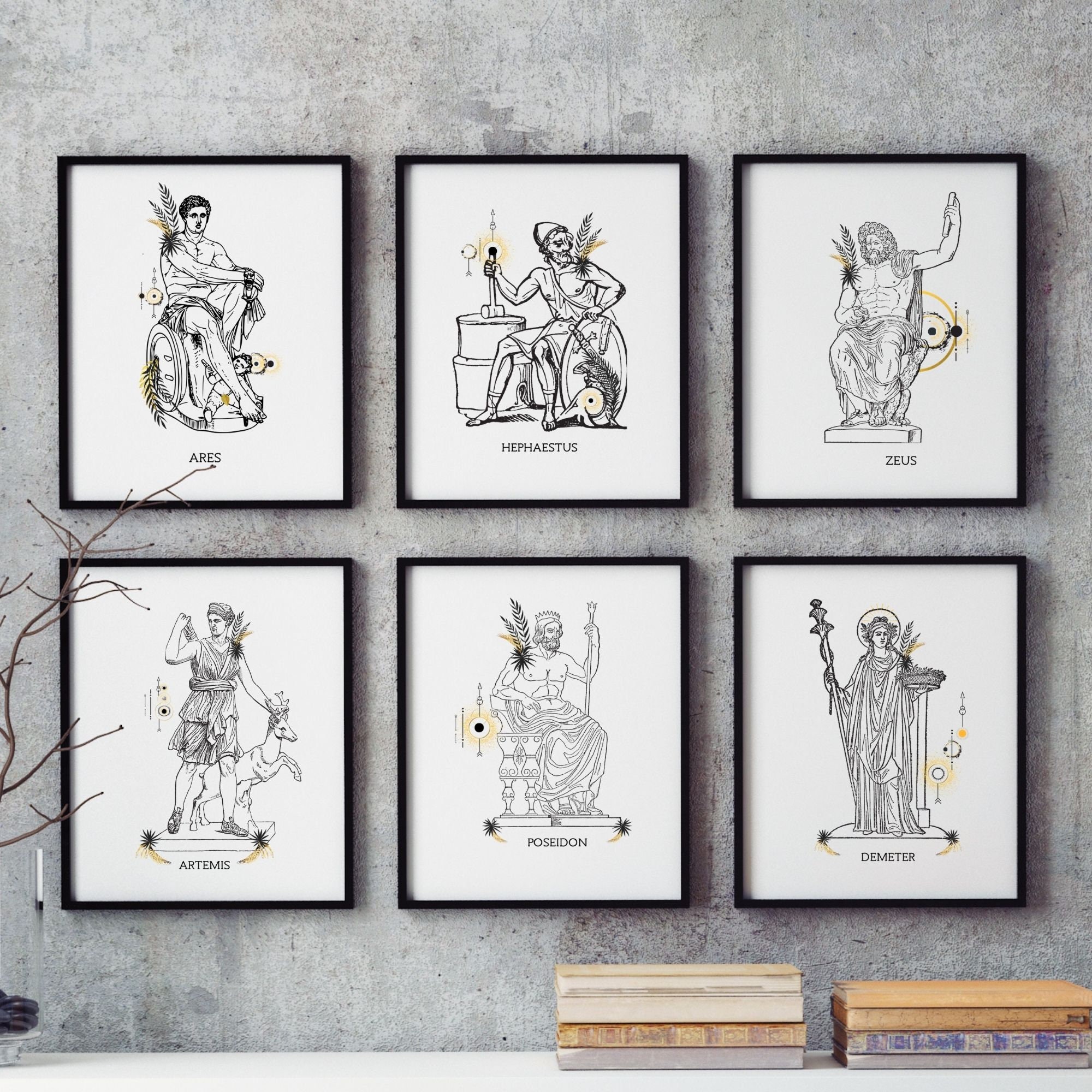 Art & Collectibles Sculpture Figurines Greek Mythology Zeus God Table ...