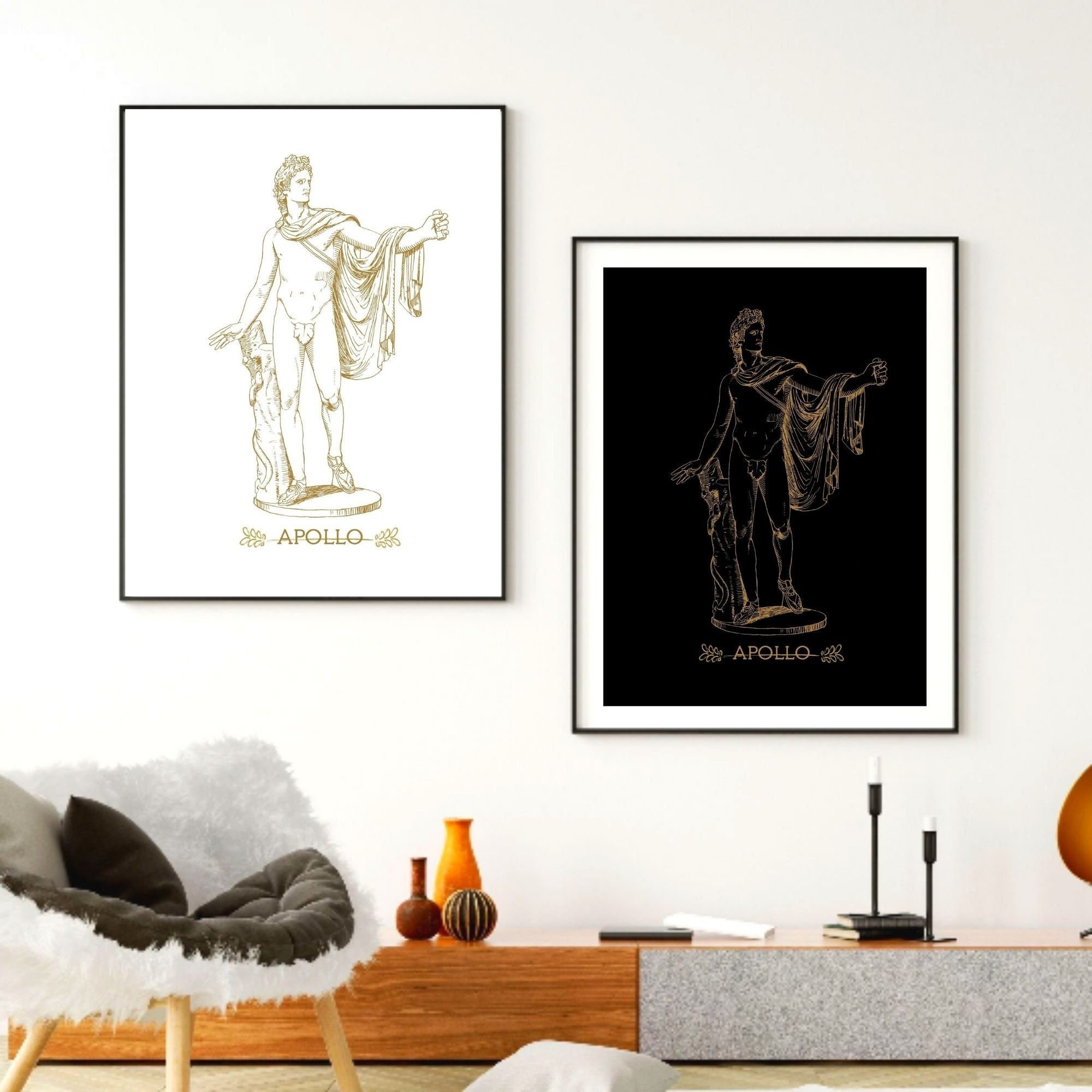 Apollo Ancient Greek Gods,apollo,greek Mythology,modern Portrait ...