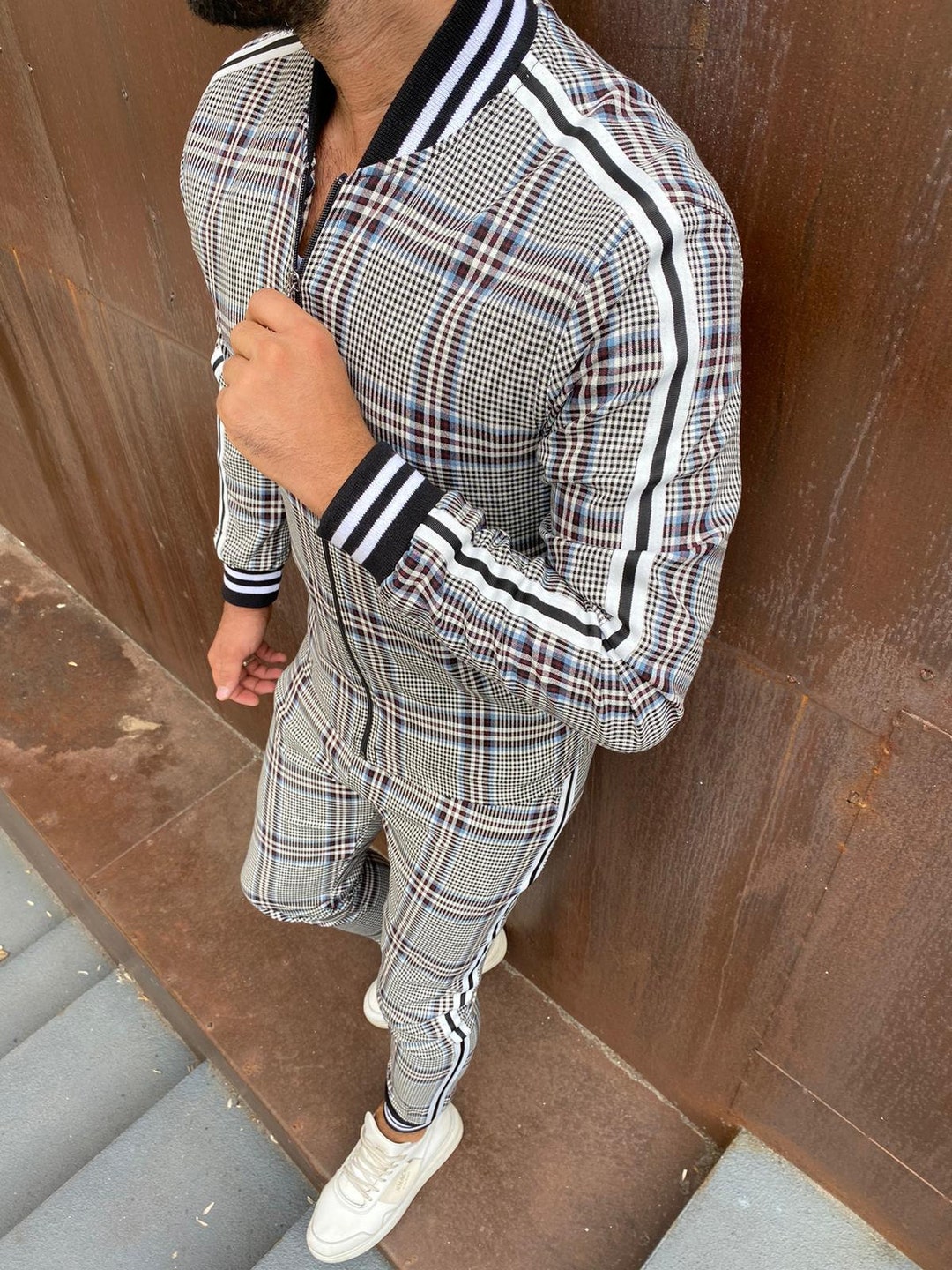 Men Tracking Walking Suit, Shipping From TEXAS. Valentine's Tracksuit ...