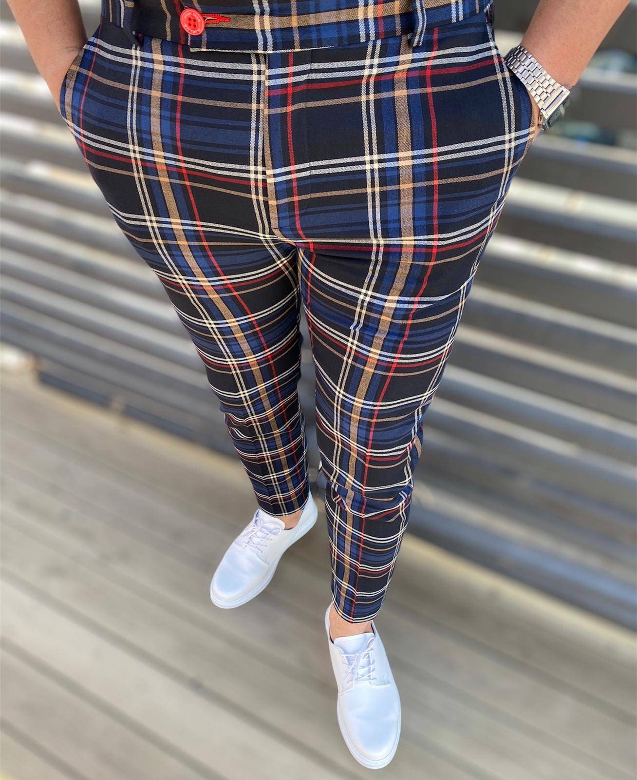 Men Fancy Pants, Shipping From TEXAS. Gentlemen Pants, Tartan Pants ...