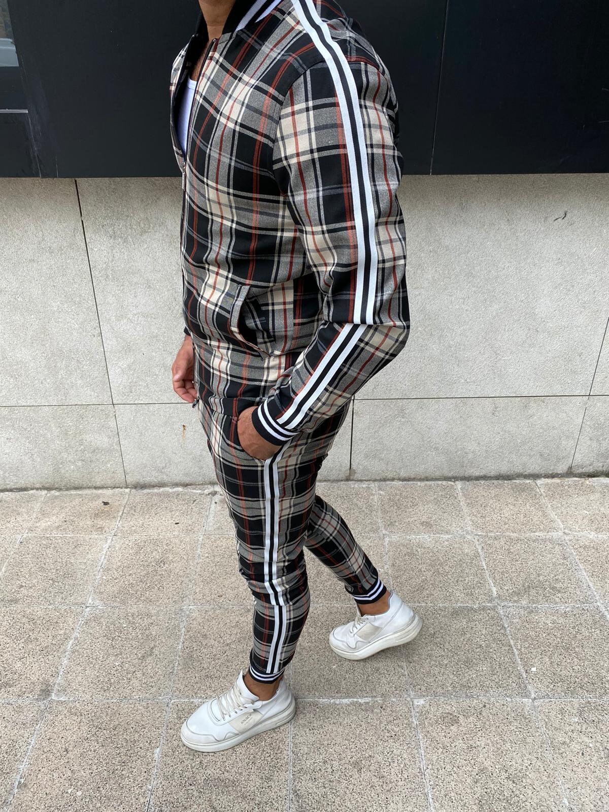 Men Tracking Walking Suit, Shipping From TEXAS. Valentine's Tracksuit ...