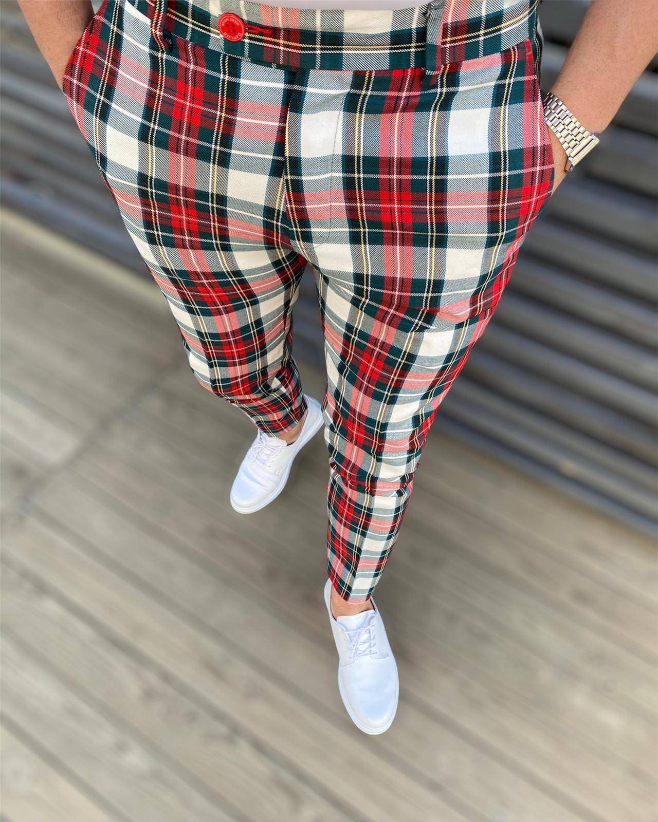 Men Fancy Pants, Shipping From TEXAS. Gentlemen Pants, Tartan Pants ...