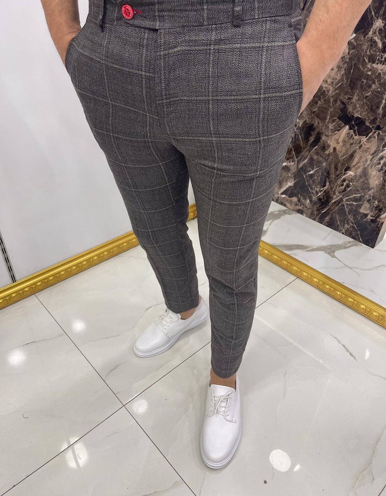 Men Fancy Pants Shipping From TEXAS. Gentlemen Pants Tartan - Etsy