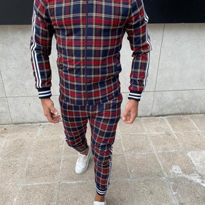 Men Tracking Walking Suit, Shipping From TEXAS. Valentine's Tracksuit ...