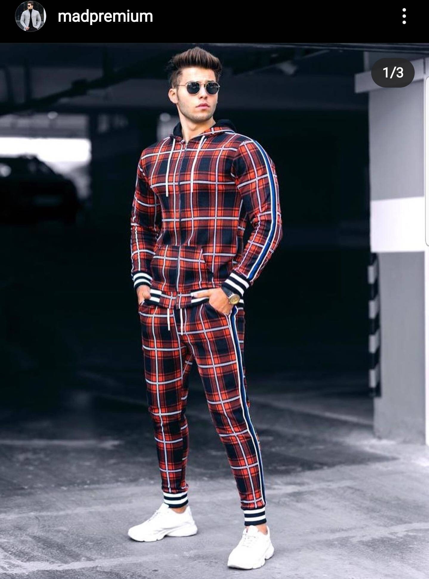 Men Tracking Walking Suit, Shipping From TEXAS. Valentine's Tracksuit ...