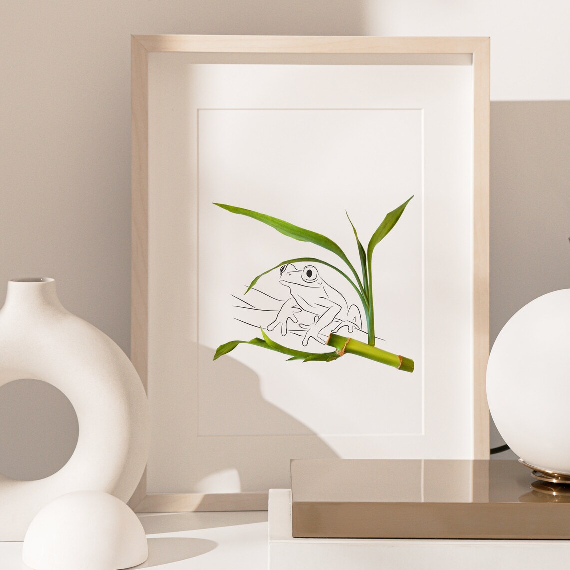 Printable Original line art Minimalist modern digital Art | Etsy