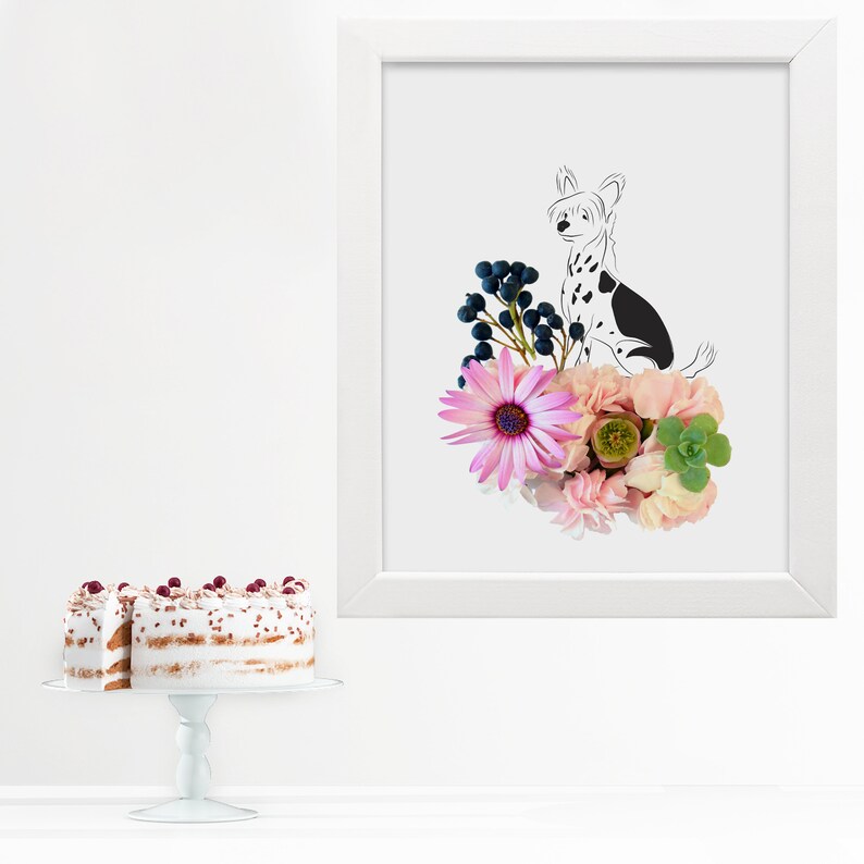 Printable Original Dog Line Art, Minimalist Modern Pet Art Print ...