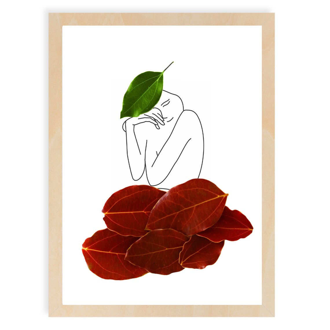 Printable Original line art Minimalist modern Art Print Line | Etsy