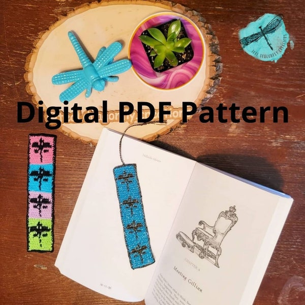 Dragonfly Bookmark - Etsy UK