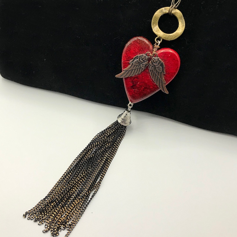 Circle Chain With Wings - Etsy