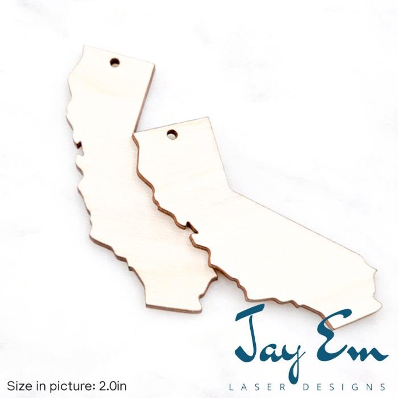 Wood California Cut Out - Etsy