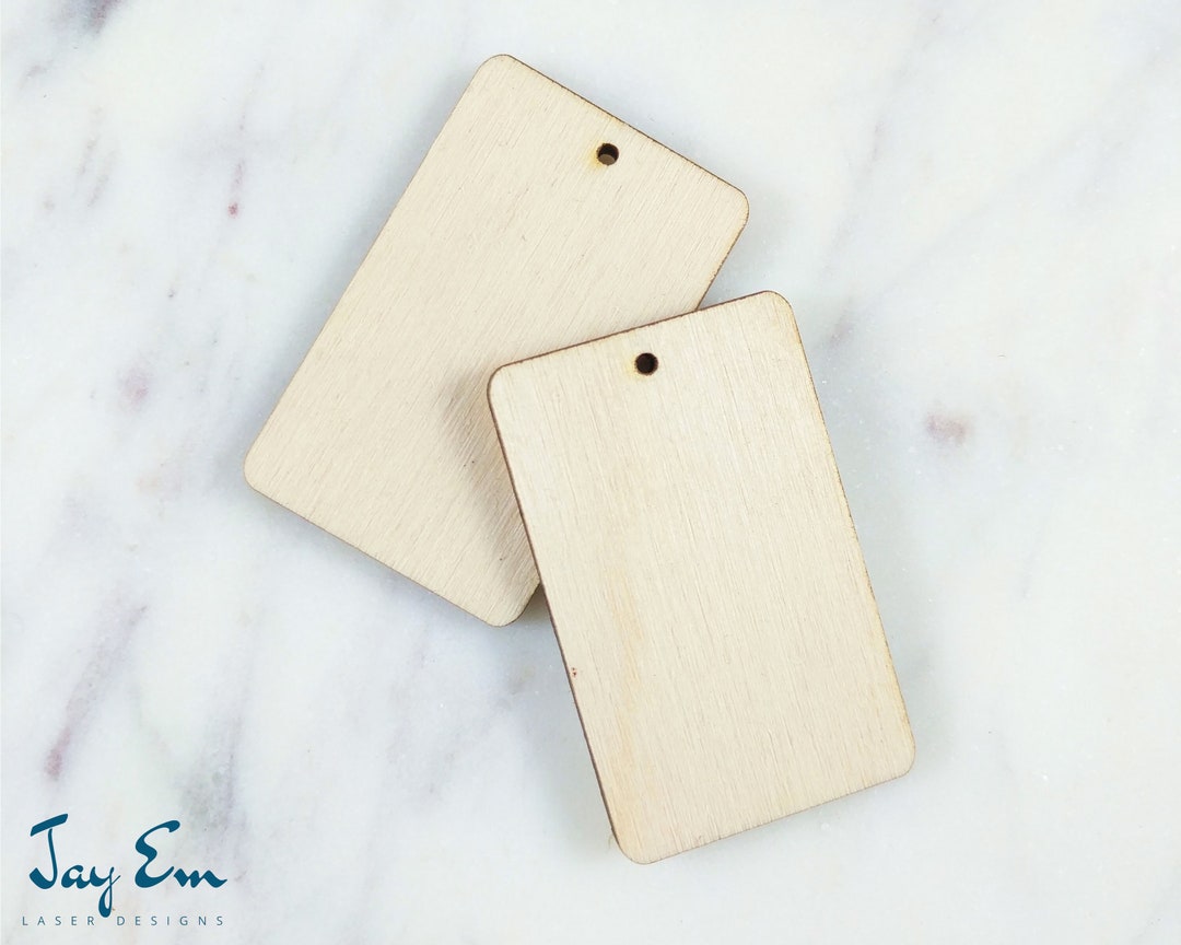 10 Pieces DIY Unfinished Laser Cut Natural Wood Earrings Blanks Wood ...