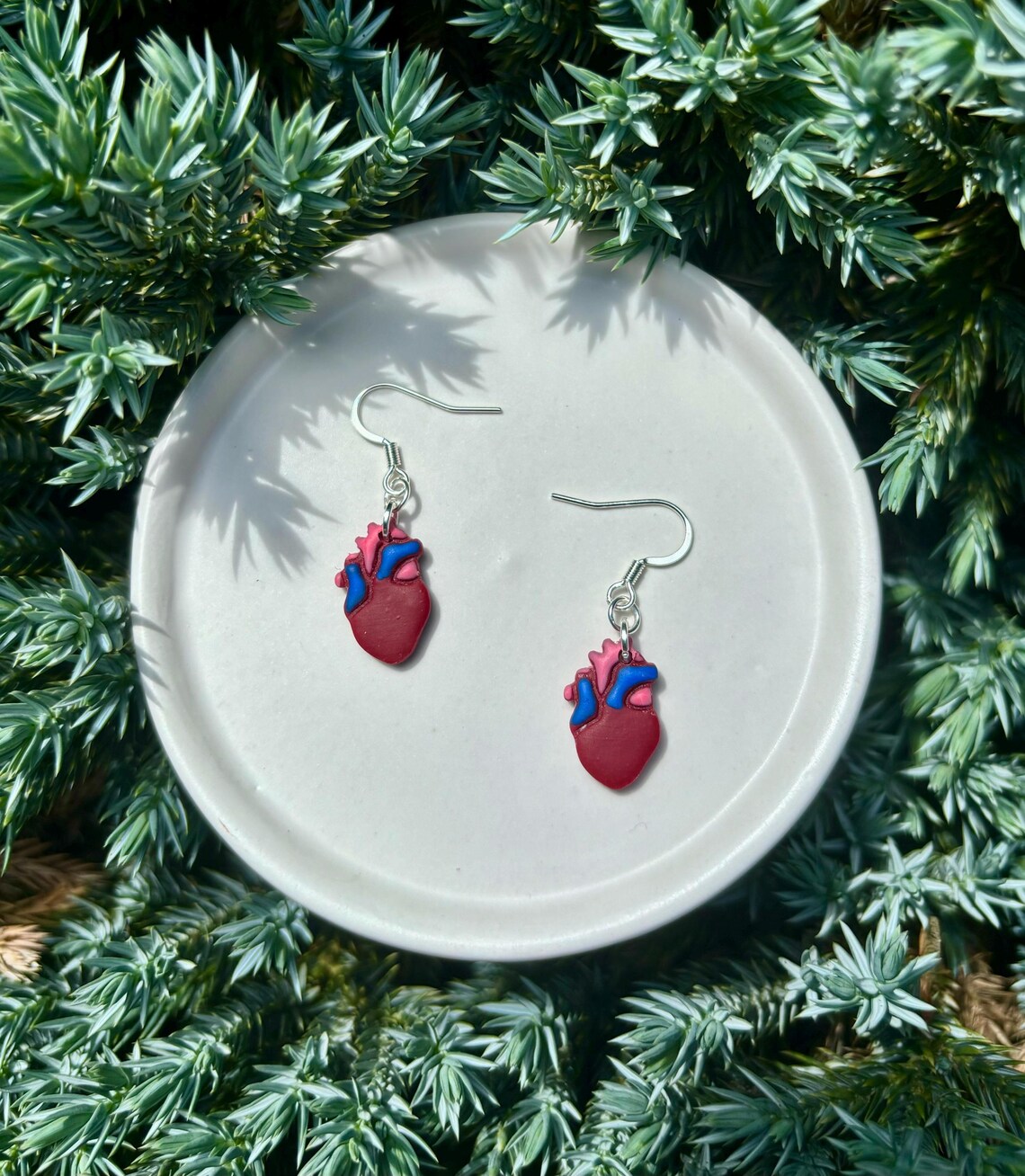 Handmade Anatomical Brain and Heart Clay Earrings: Nurse Doctor Gift - Etsy