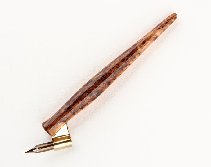 PISZ Handmade Wooden Oblique Calligraphy Pen Holder. for Copperplate ...